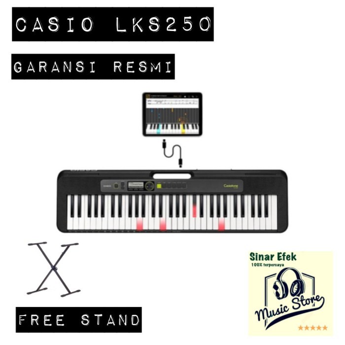 Jual Ready Stok - Keyboard Casio Lk-S250 / Lks250 / Lks 250 Lighted Key ...