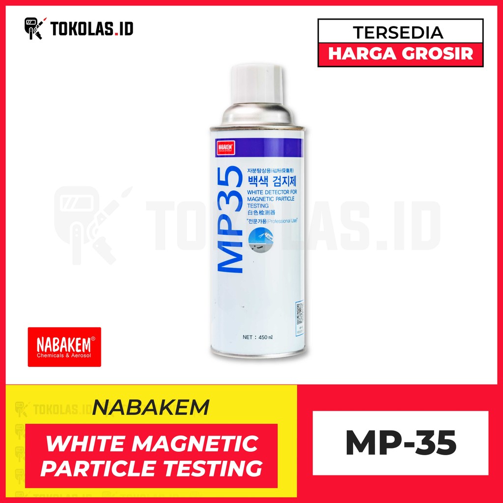 Jual Nabakem MP 35 White Magnetic Particle Testing White Paint MP35 ...