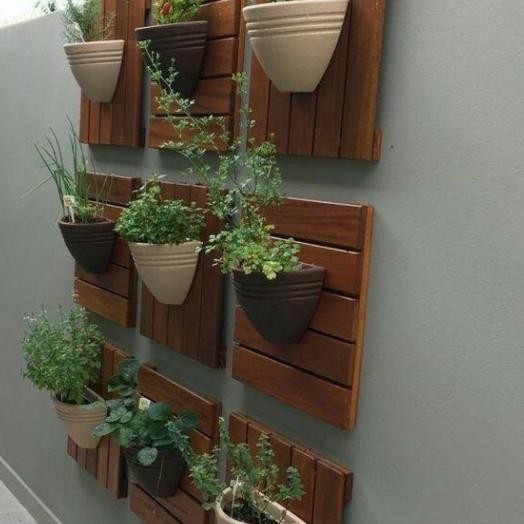 Jual Pot Dinding Rak Pot Tanaman Pot Tanaman Kayu | Shopee Indonesia