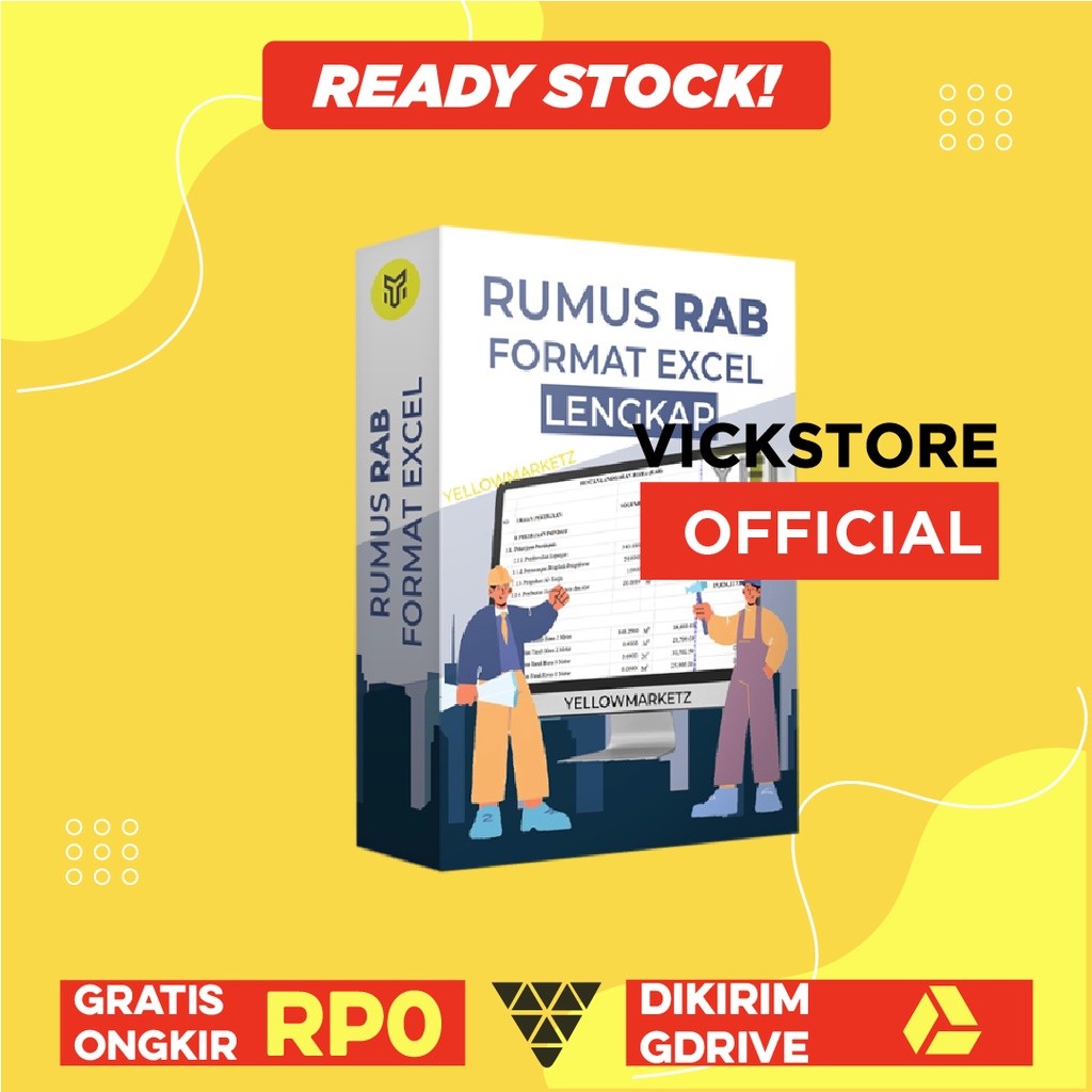Jual TOOLS RAB OTOMATIS EXCEL - Aplikasi Perhitungan Rencana Anggaran ...