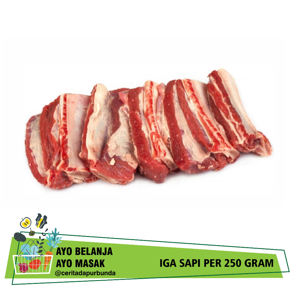 Jual IGA SAPI LOKAL Segar [Tulang dan Daging] per 250 gram | Shopee ...
