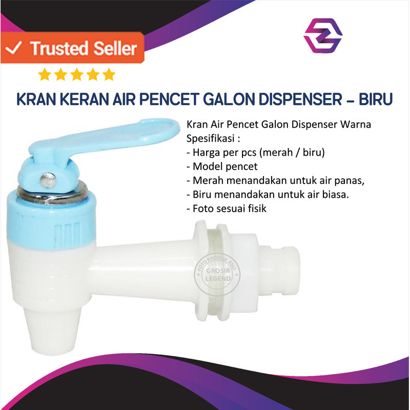 Jual Kran keran air pencet galon dispenser - Biru | Shopee Indonesia