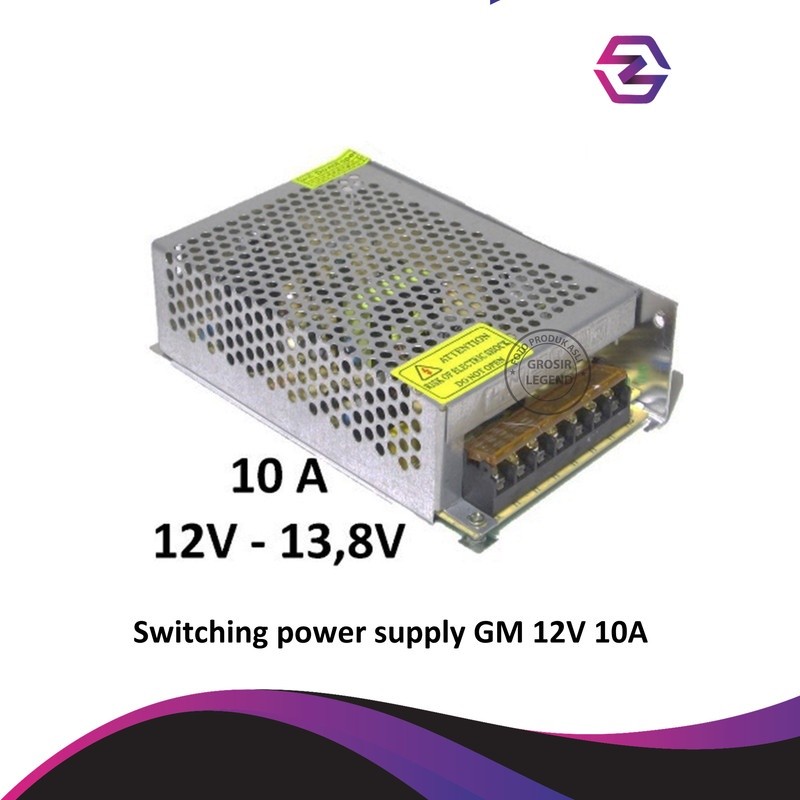 Jual Power supply adaptor switching trafo led strip 12 volt 10A ampere | Shopee Indonesia