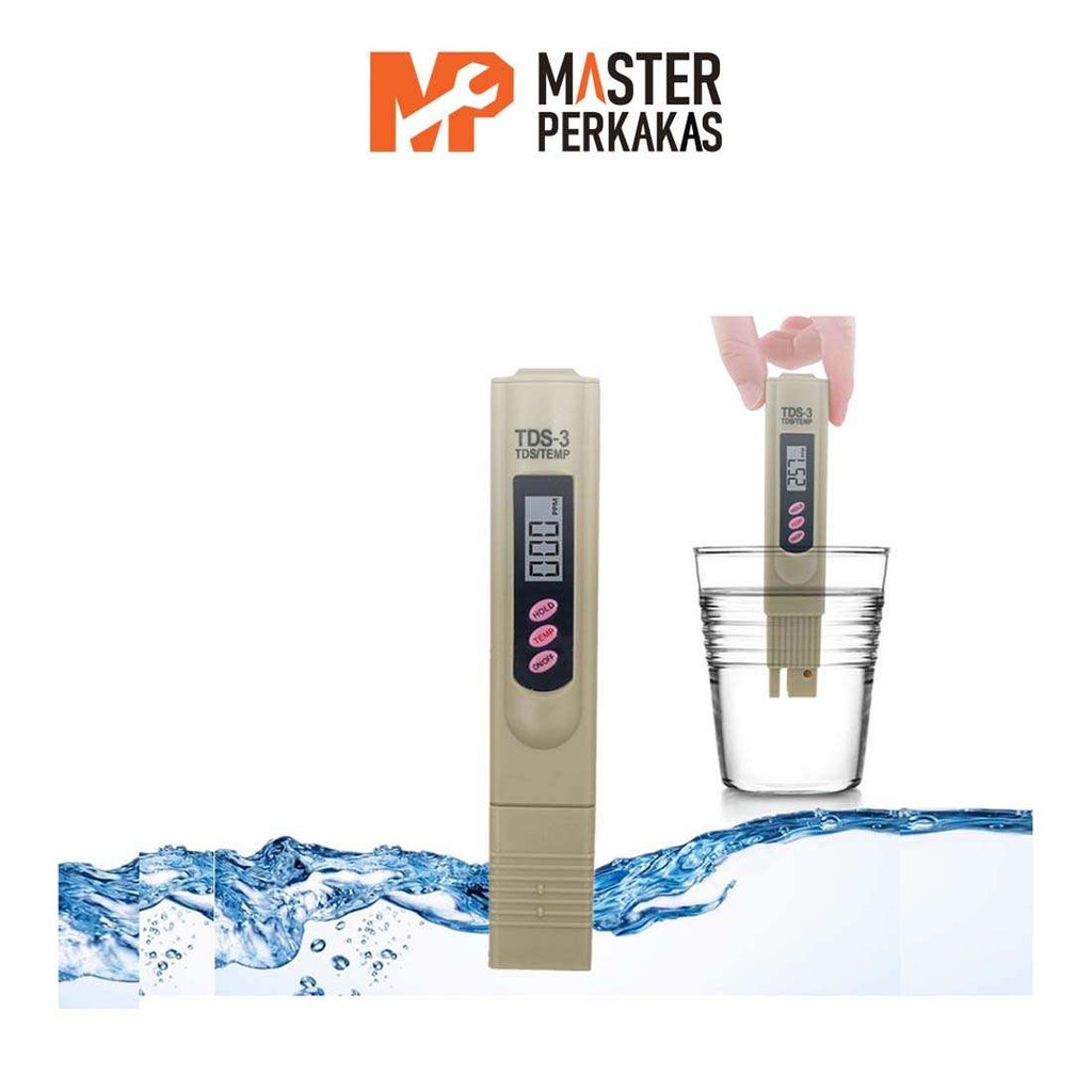 Jual TDS Meter Digital TDS-3 Box MP / Alat Ukur Hidroponik / PPM ...