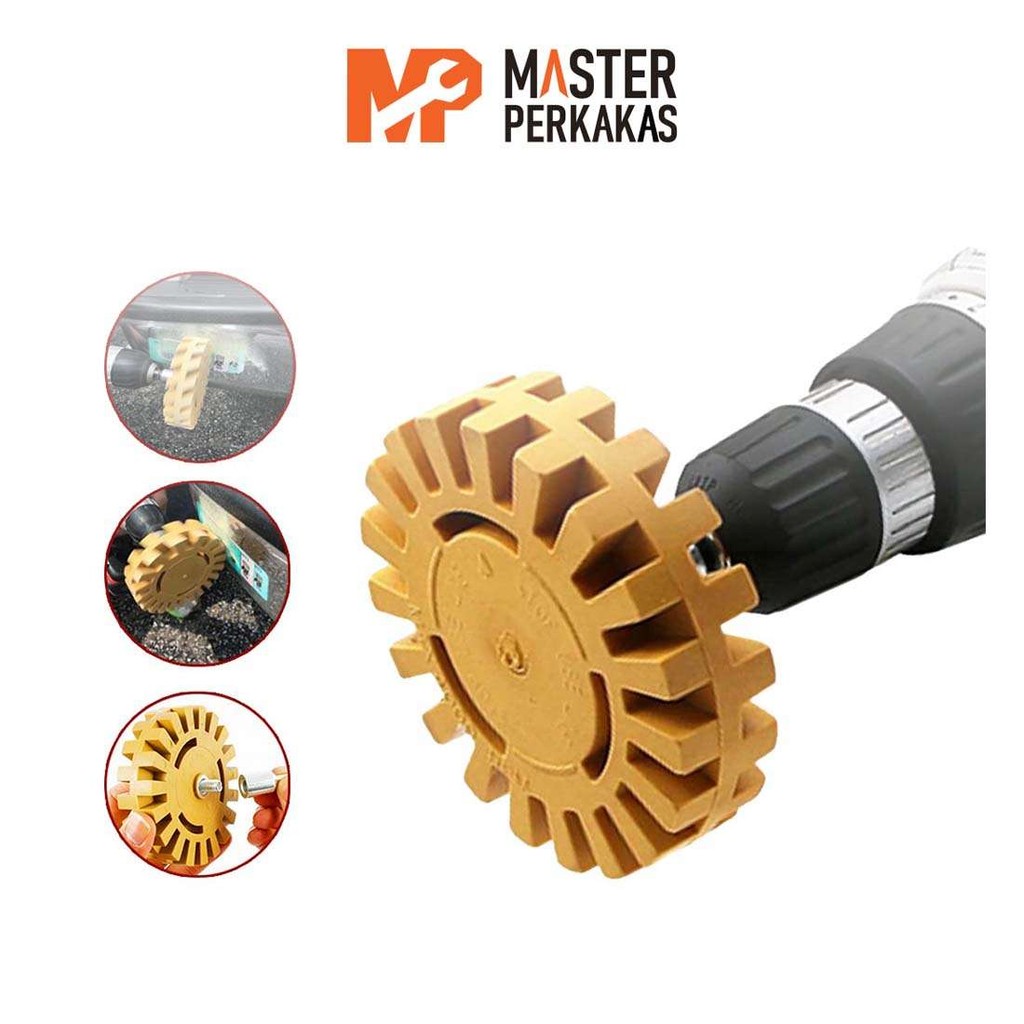 Jual Roda Karet Penghapus Lem MP / Rubber Eraser Wheel Cat Mobil ...