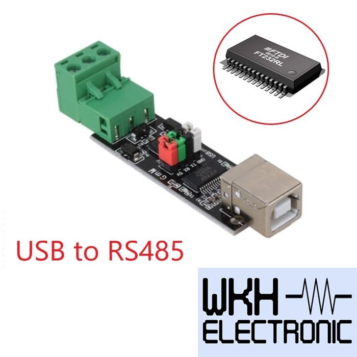 Jual (WKH) USB TO RS 485 RS485 RS-485 CONVERTER ADAPTER MODULE FT232 FTDI ARDUINO | Shopee Indonesia