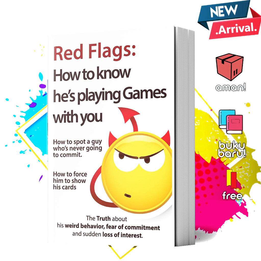 Jual Red Flags: How to know he's playing games with you by Brian Nox ...