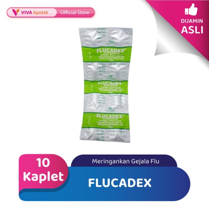 Jual Flucadex untuk Meringankan Gejala Flu (10 Kaplet) | Shopee Indonesia