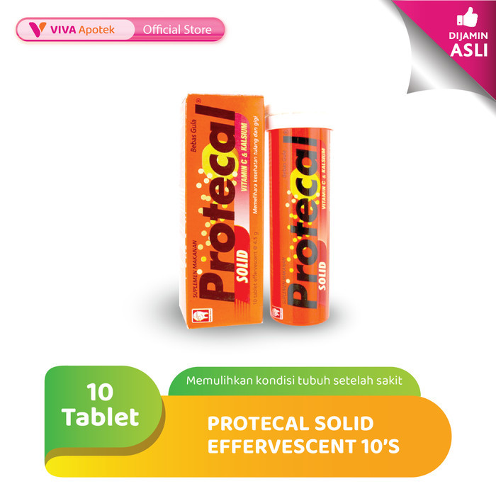 Jual Protecal Solid Effervescent untuk Kesehatan Tulang (10 Tablet ...