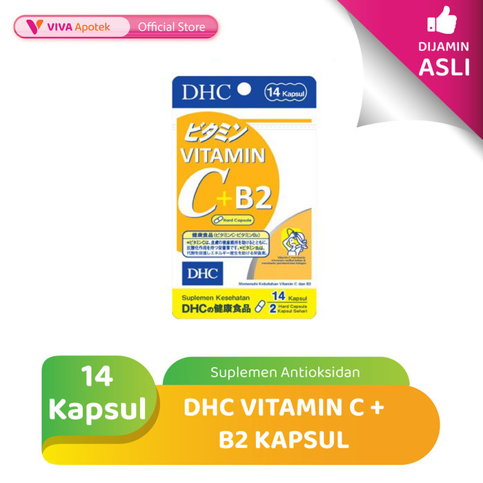 Jual DHC Vitamin C + B2 Suplemen Antioksidan (14 Kapsul) | Shopee Indonesia
