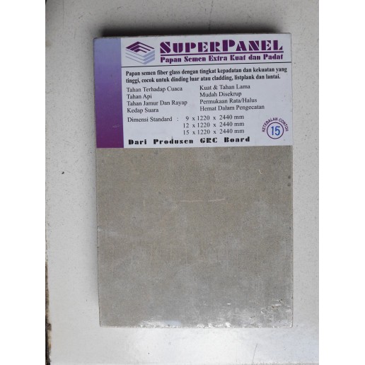 Jual GRC BOARD 15 MM ( MERK GRC BOARD ASLI) | Shopee Indonesia