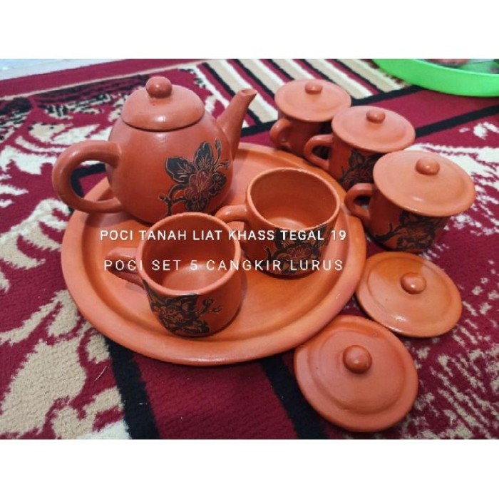 Jual Han Poci Tanah Liat Khas Tegal 19 (Gelas Lurus) | Shopee Indonesia