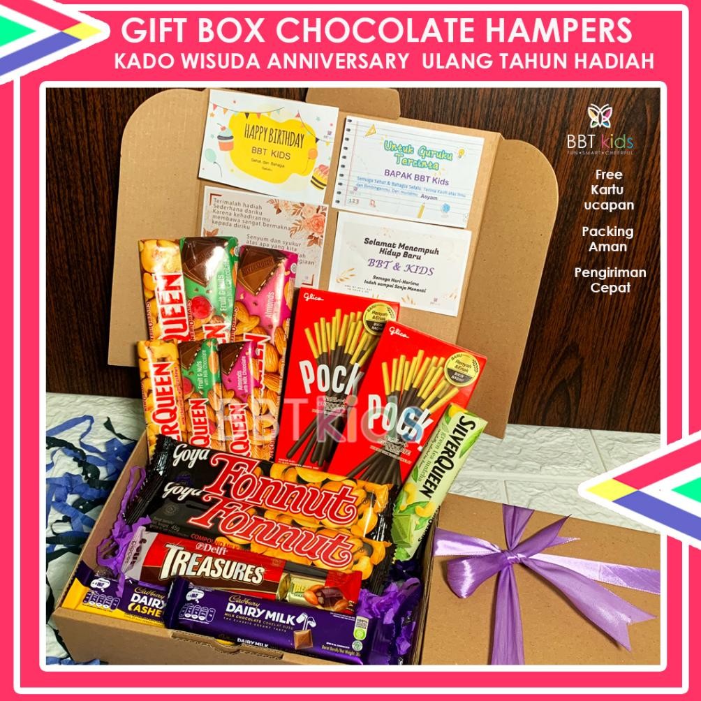 Jual AZQ-16 GIFT BOX CHOCOLATE HAMPERS CHOCOLATE KADO WISUDA COKELAT ...