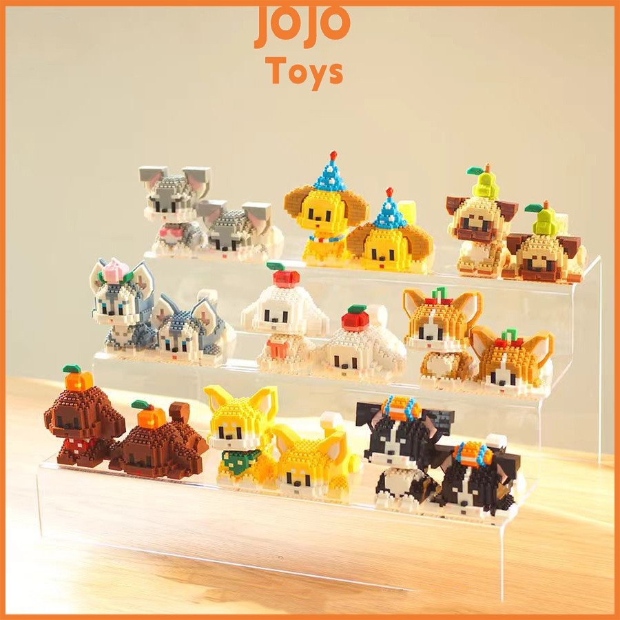 Jual JOJO 3D Mainan Anak Hadiah Mini Model Anak Anjing DIY Lucu Dog ...