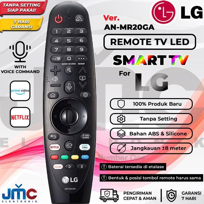 Jual REMOT / REMOTE SMART MAGIC TV LCD LED LG AN-MR18BA AN MR18BA ...