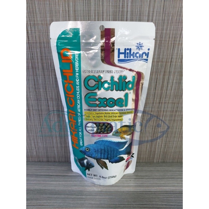 Jual Hikari Cichlid Excel 250Gr Pakan Pellet Pelet Makanan Ikan Hias ...