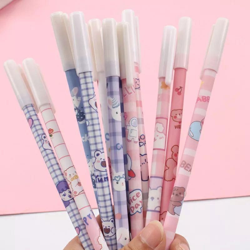 Jual Pulpen Bisa Hapus Tinta Hitam Pena Gel Ballpoint Karakter Anak ...
