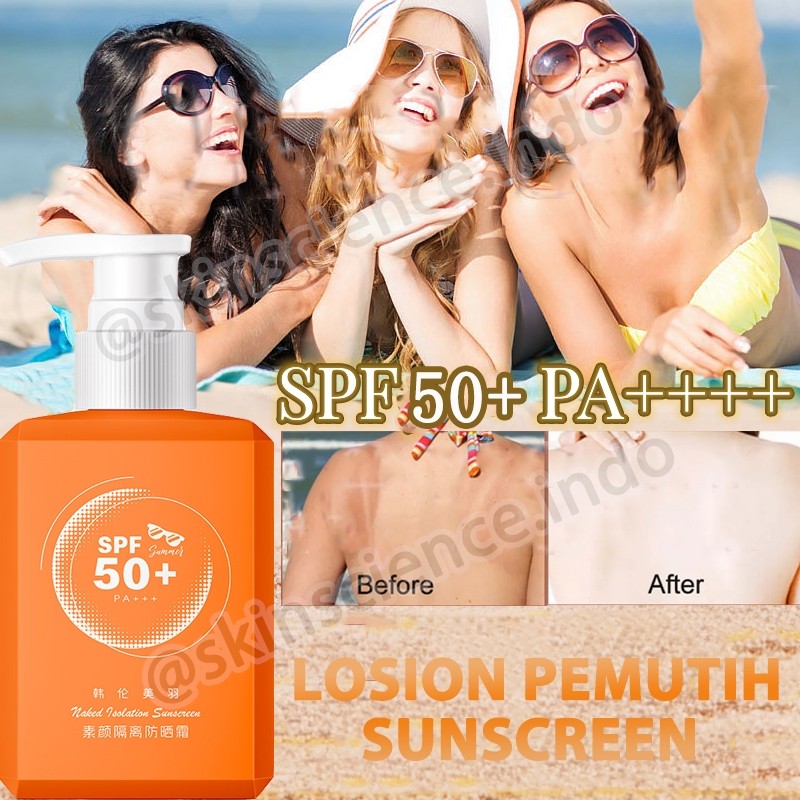 Jual Glowing Up Sunscreen Cream Whitening Sunscreen Wajah Dan Badan Sunscreen SPF 50 PA ...