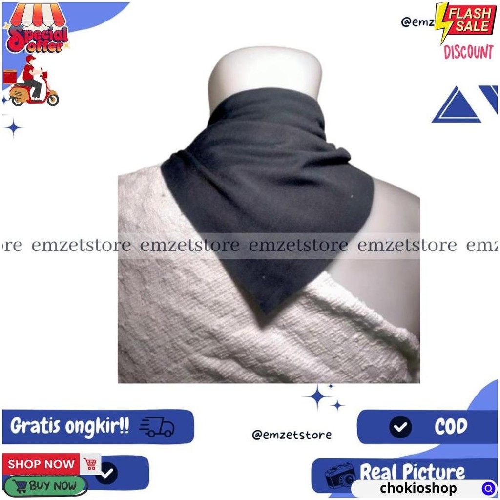 Jual Syal Warna Slayer Polos Syal Segitiga Bandana Iket Slayer Warna D ...
