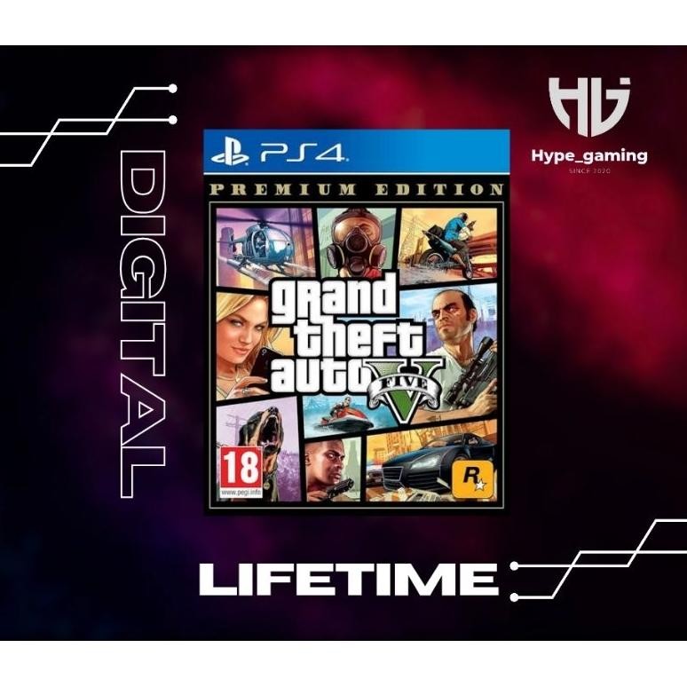 Jual dvc-78 Grand Theft Auto V/GTA 5 Premium Edition PS4/PS5 Digital Premium | Shopee Indonesia