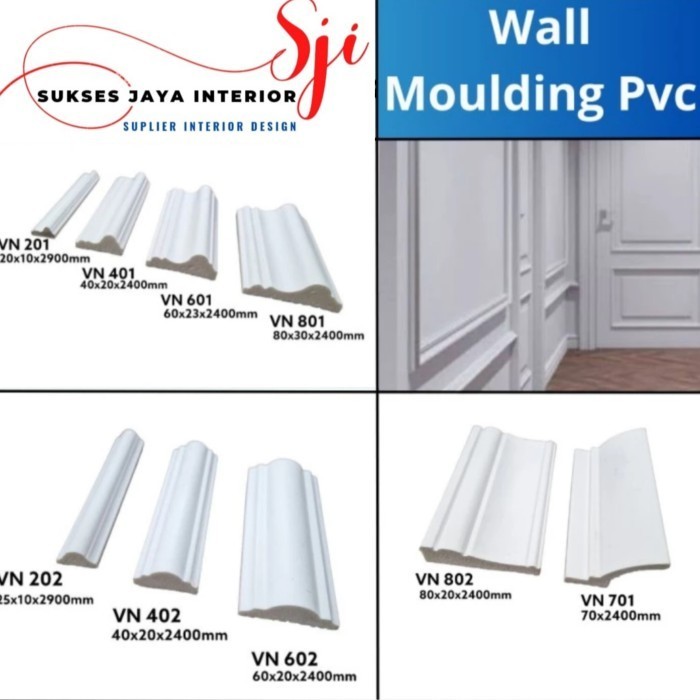 Jual List Dinding Wall Moulding Pvc Murah | Shopee Indonesia