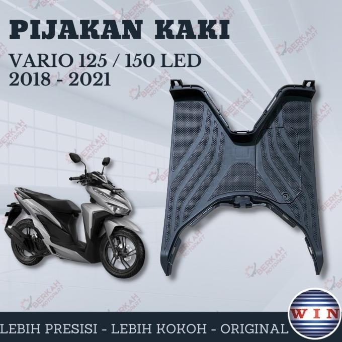 Jual Bordes Dek Step Floor Pijakan Injekan Kaki + Tutup Aki Honda Vario 125 | Shopee Indonesia