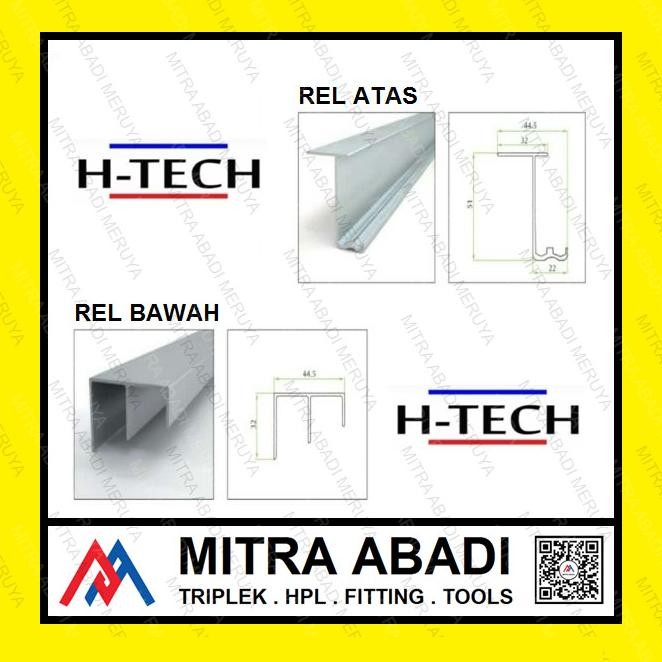 Jual Roda 2 Pintu Rel 2 Meter H-Tech Sliding Bukan Topline 22 Top Line ...