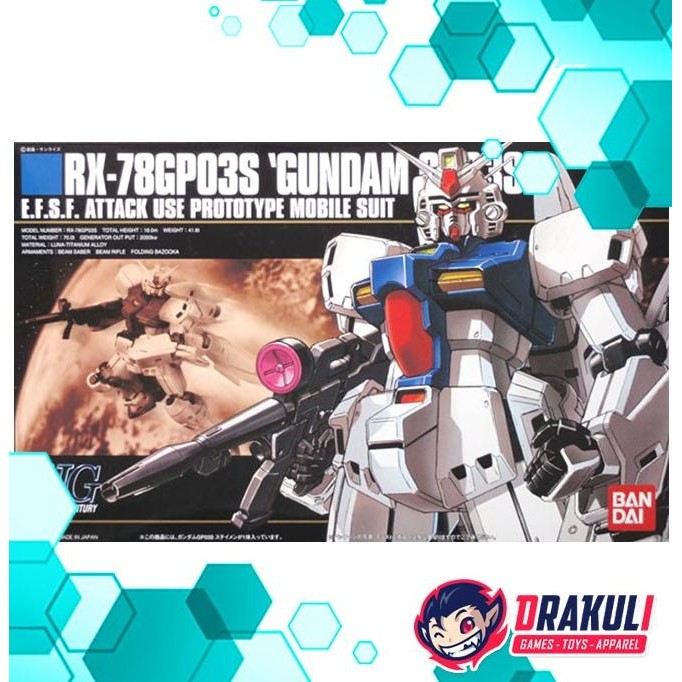 Jual BANDAI PLAMO HGUC RX-78GP03S GUNDAM GP03S 2807T | Shopee Indonesia
