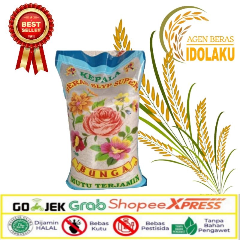 Jual Beras Bunga Super Premium 25 Liter dan 25 kg | Shopee Indonesia