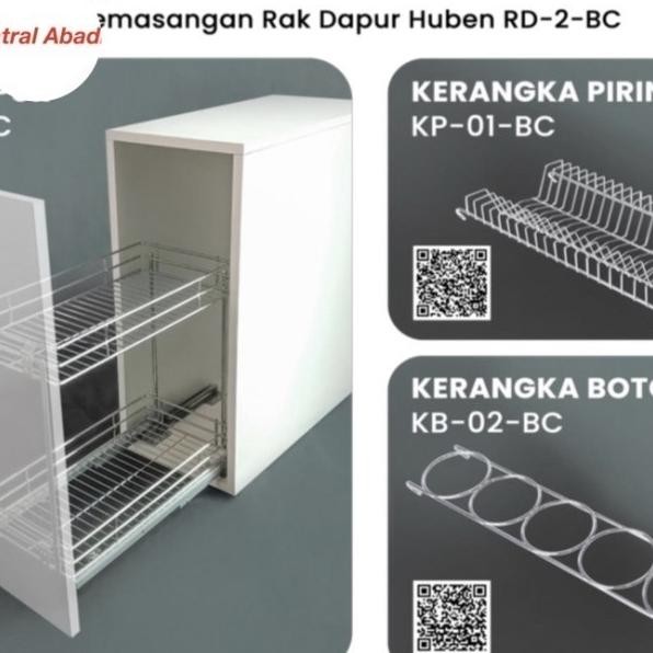 Jual Rak Piring Botol Gelas Kitchen Set Tarik Slowmotin Kabinet 30 ...