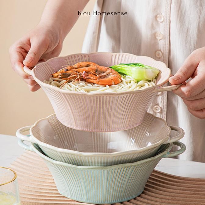 Jual Mangkok Panci Mie Sop Salad Cherry Blossom Japanese style Cantik ...