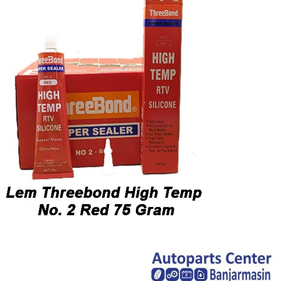 Jual LEM THREEBOND RTV SILICON SUPER SEALER 75gr Red Merah | Shopee ...