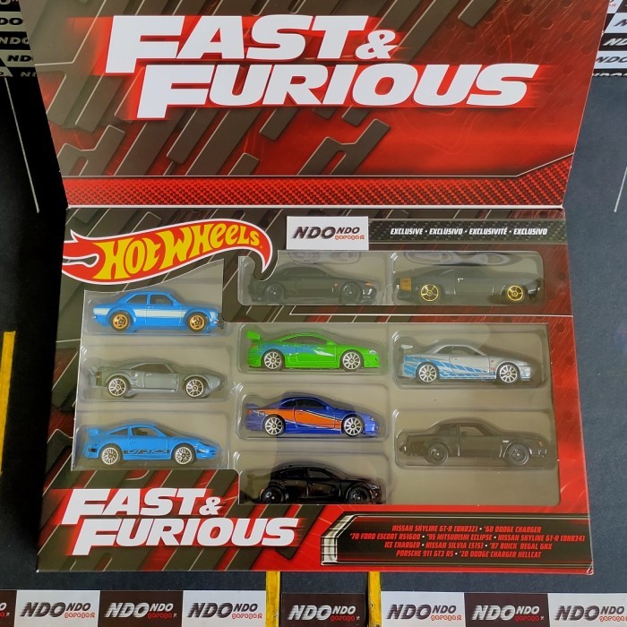 Jual HOT WHEELS FAST & FURIOUS PACK 10 NEW LOOSE - NISSAN SKYLINE ...