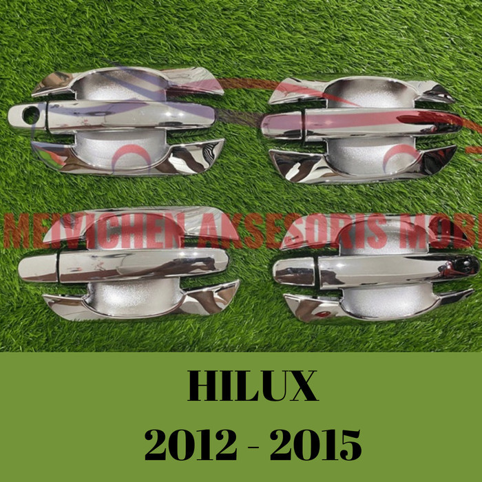Jual Outer Handle Pintu Mobil Grand Hilux 2012 - 2015 Chrome 8 Pcs ...