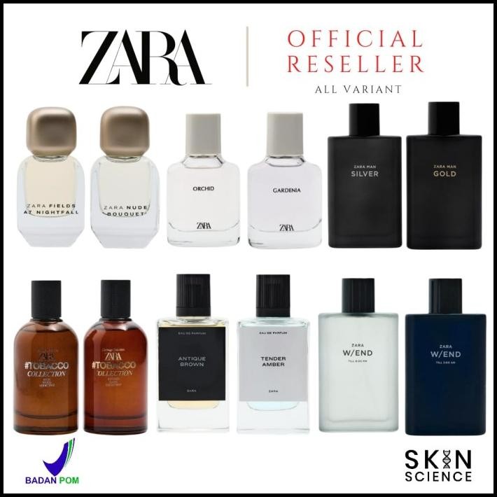 Jual Zara Nude Bouquet Gardenia Orchid Tobacco Perfume Collection For Unisex | Shopee Indonesia