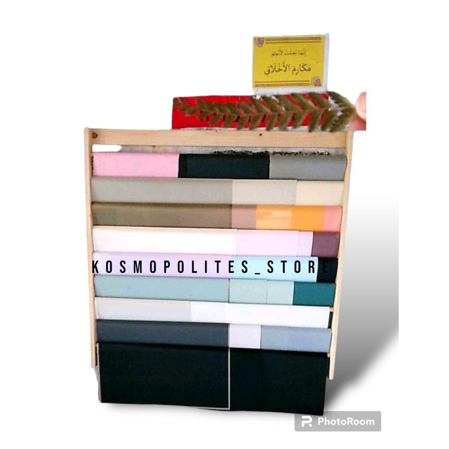 Jual Rak Kertas Wrapping / Rak Kerudung / Rak Jilbab Dari Kayu | Shopee ...