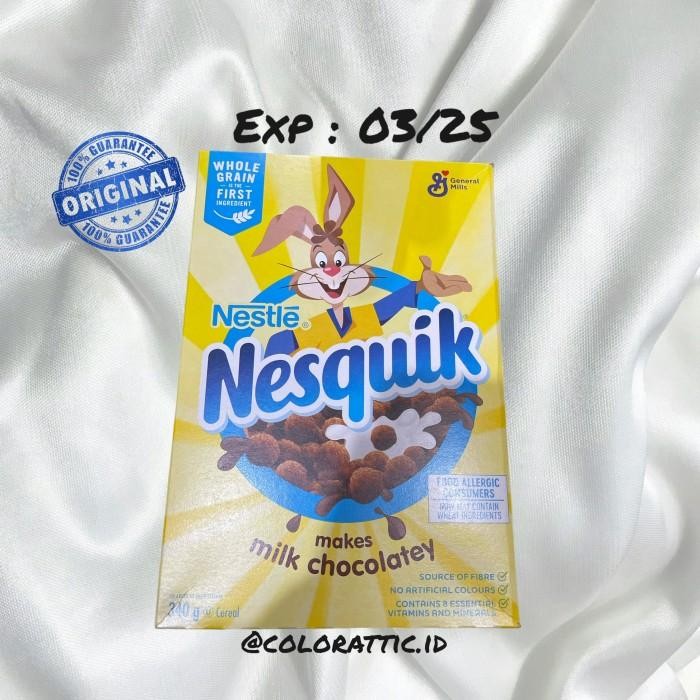 Jual Nesquick Chocolate Breakfast Cereal Whole Grains & Fibers - From ...