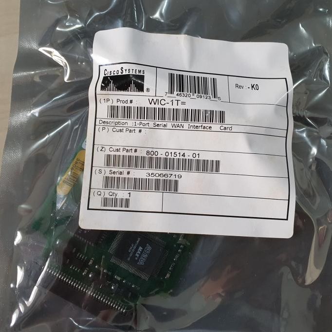 Jual Cisco module 1-Port Serial WAN Interface Card WIC-1T | Shopee ...