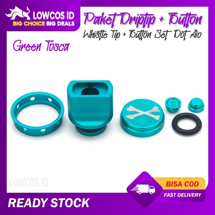 Jual Whistle Driptipx Button Set For Dotaiox Drip + Tombol Firing ...
