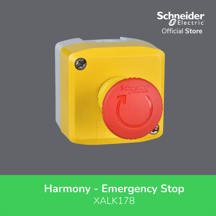 Jual Schneider Electric Control Station Emergency Stop Function Xalk178 ...
