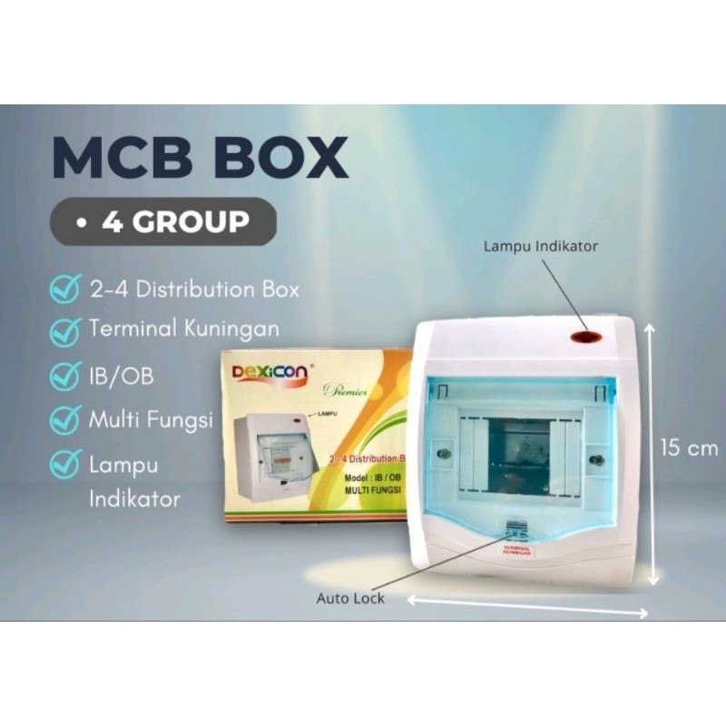 Jual Box MCB 2 Group Dexicon Pakai Terminal | Shopee Indonesia