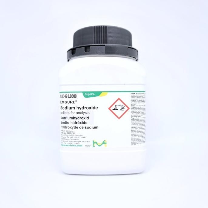 Jual DISKON Promo Sodium Hydroxide|Merck|1.06498.1000|Chemical Reagent ...