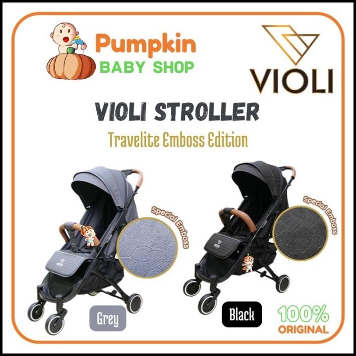 Jual Violi Stroller Travellite Emboss Edition | Shopee Indonesia