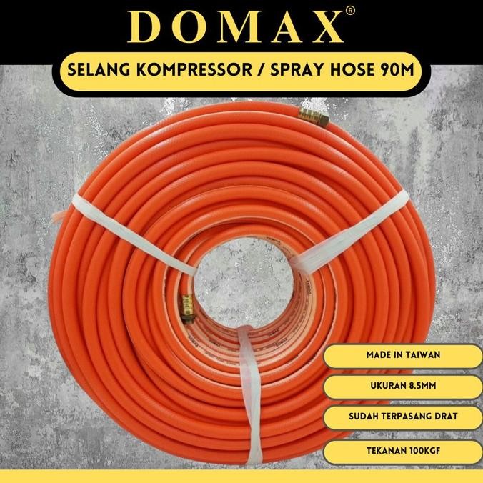 Jual Big Sale Selang Kompressor / Spray Hose 90M Merk Domax Original Made In Taiwan | Shopee ...