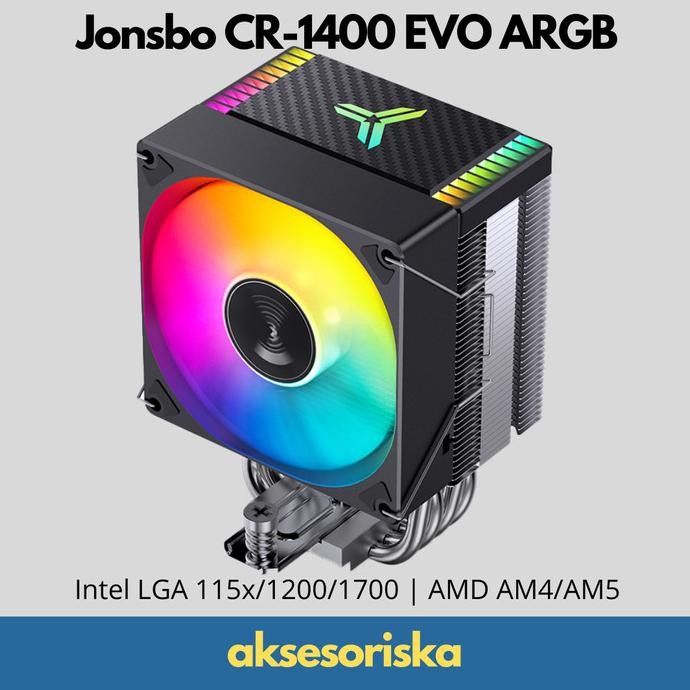 Jual PROMO!! JONSBO CR-1400 EVO ARGB / CR1400 EVO CPU COOLER INTEL AMD ...