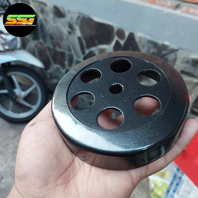 Jual Promo Akhir Bulan Bubuk Powder Coating DARK BLUISH GREY METALIC ...