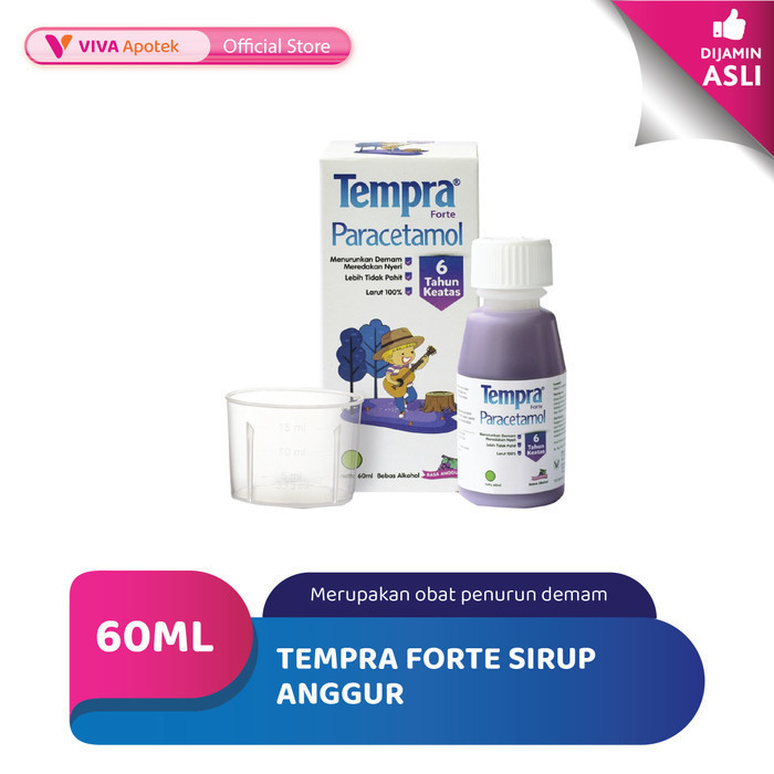 Jual Tempra Forte Sirup Anggur Membantu Menurunkan Demam (60 ml ...