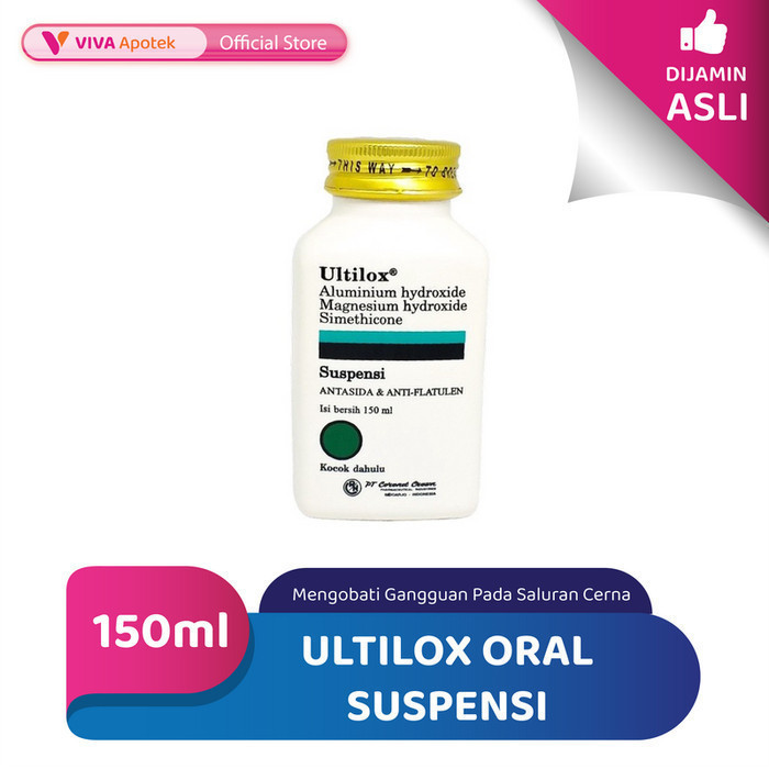 Jual Ultilox Oral Suspensi Mengobati Gangguan Pada Saluran Cerna (150 ...