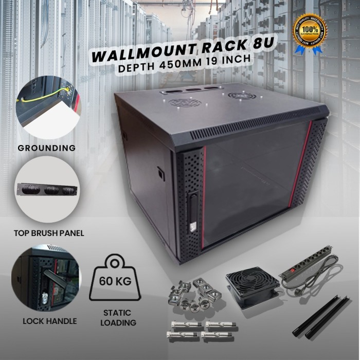 Jual Dijual!! Rack Server 8U / Wallmount Rack 8U (Kirim Invoice ...