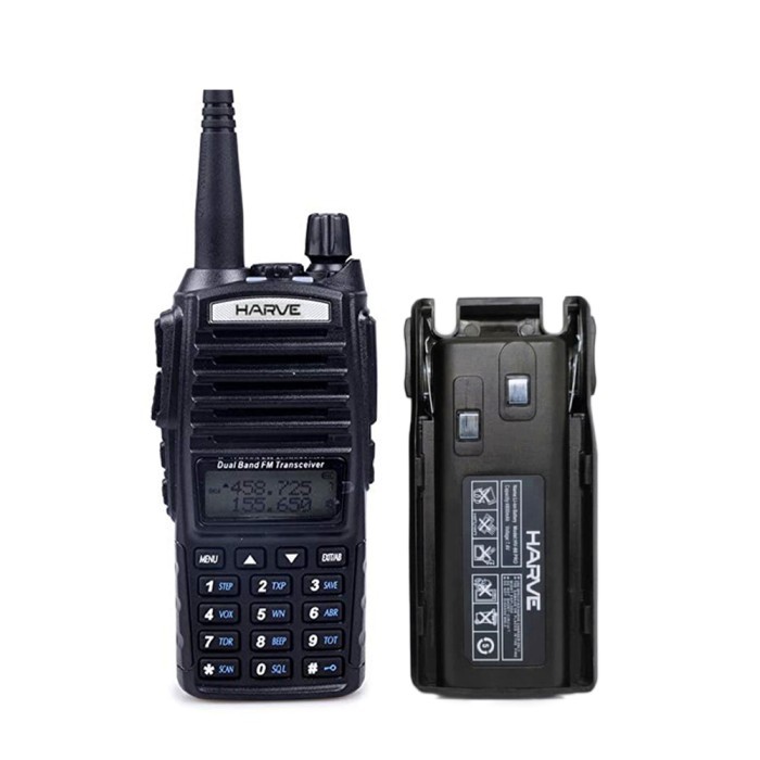 Jual Handy Talky Harve Hv-88 5 Watt Ht Harve Hv88 Dual Ptt Free Headset ...